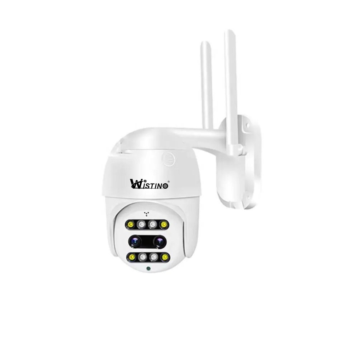 360 WIFI камера за наблюдение, двойна леща 4MP 2K, ротация от ...