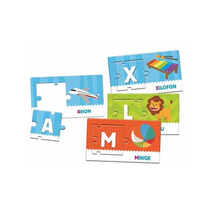 Joc educativ pentru copii Litere Alfabet si Desene, ATU-083895 - eMAG.ro
