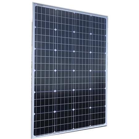 Panou solar, 100W, 12V, sticla rigida, monocristalin, alb - eMAG.ro