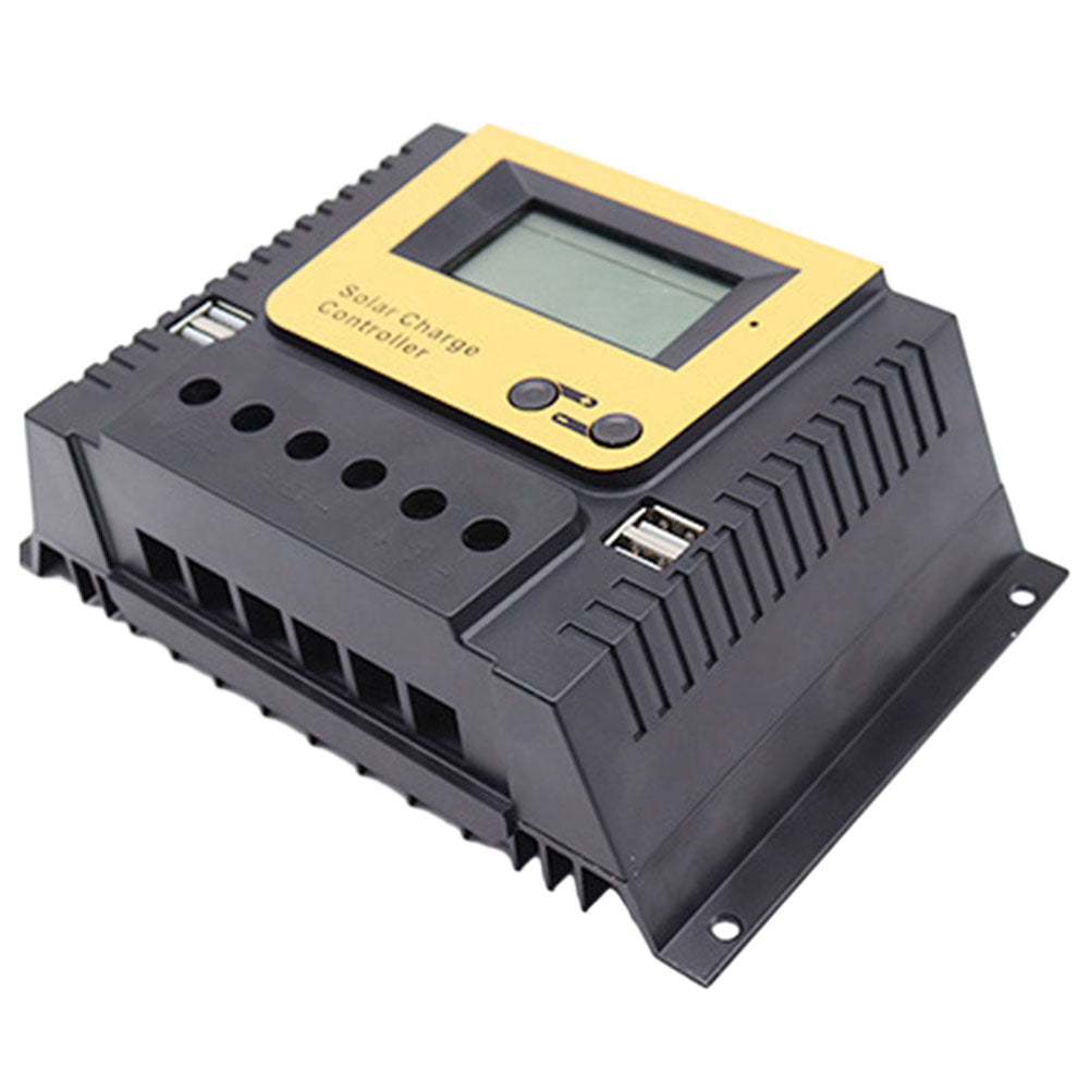 Kit controler panou solar, 30A, impermeabil, negru - eMAG.ro