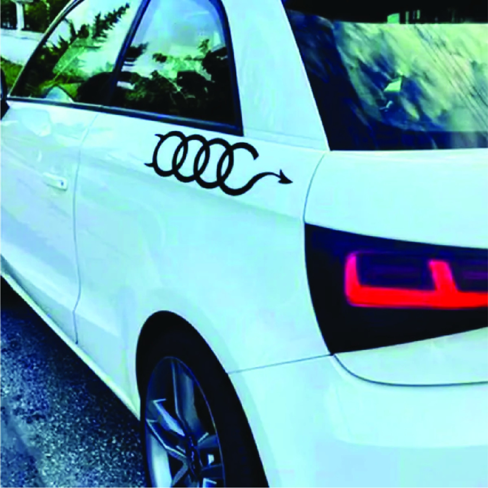 Set 14 Sticker Audi S Line, Alb - eMAG.ro