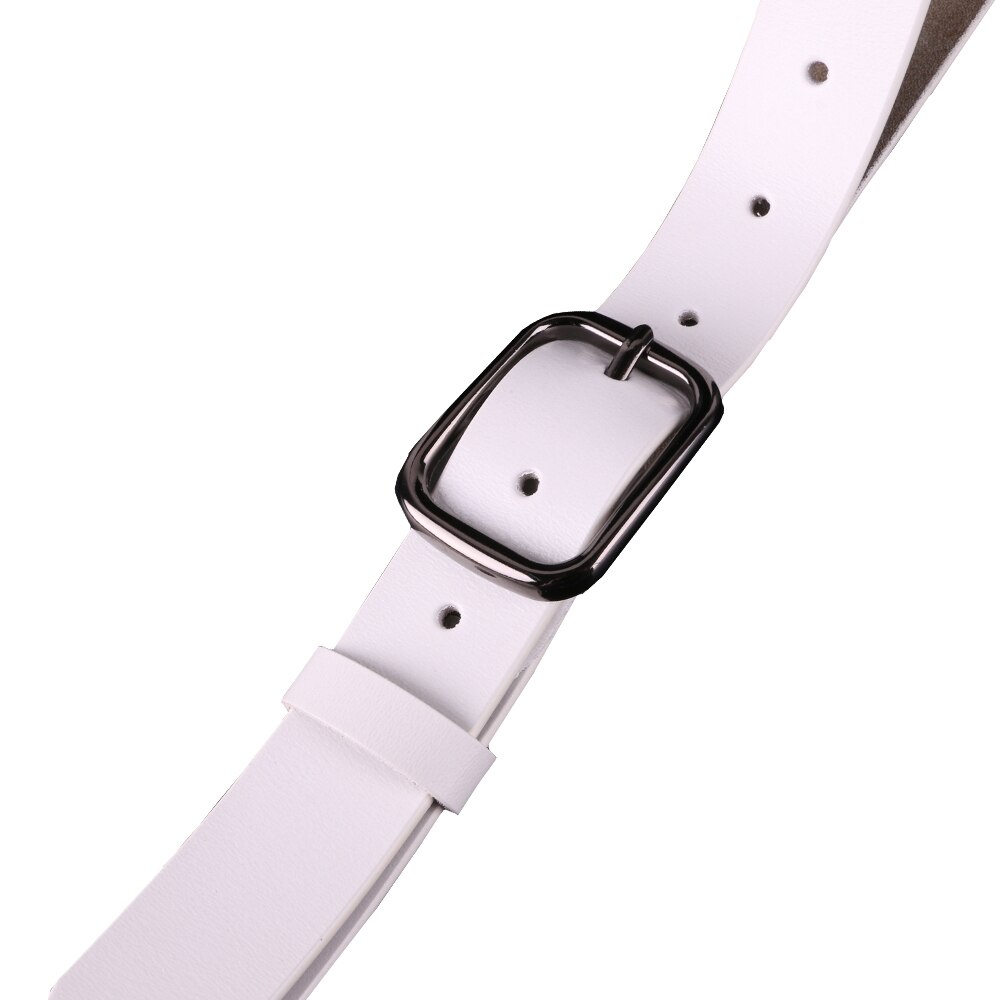 Curea pentru dama, din piele naturala, fara cusaturi, cu catarama ...