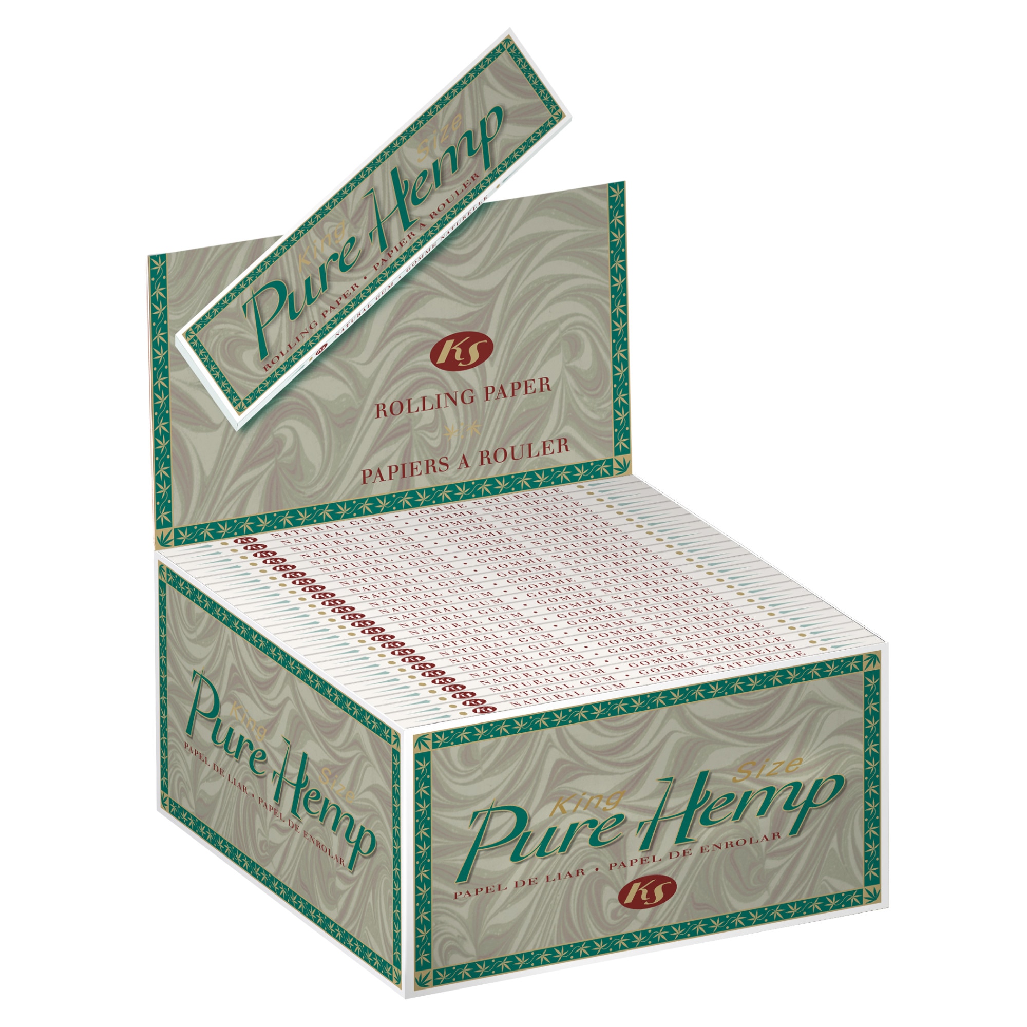 Set Foite Rulat Pure Hemp King Size, 50 Bucati - eMAG.ro