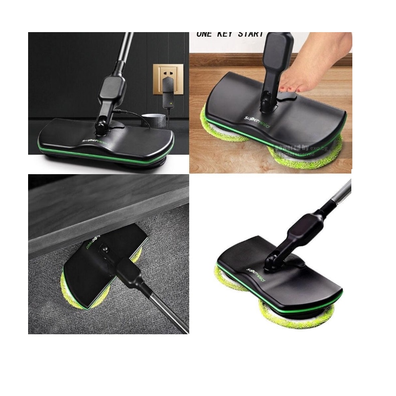 Perie electrica fara fir pentru curatarea podelei, Super Maid, Potrivit ...