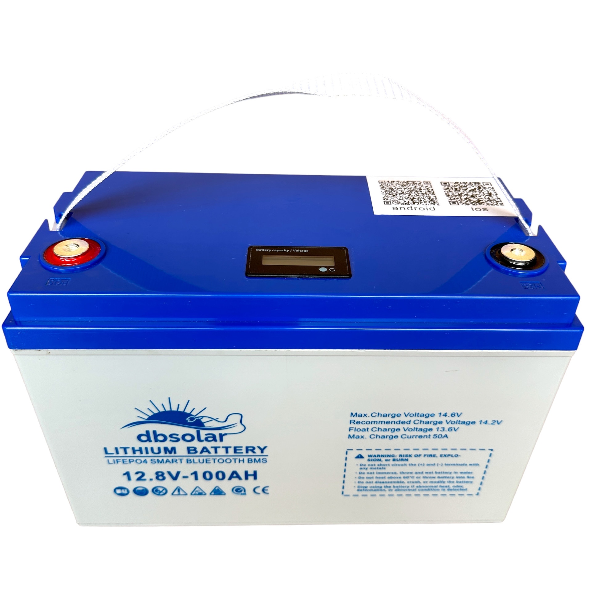 Baterie Lithium LifePo4 Dbsolar Acumulator 100Ah pentru Panouri solare ...