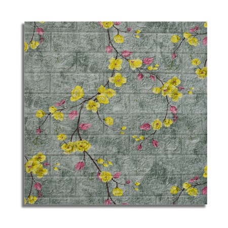 Tapet 3D autoadeziv, design modern, usor de curatat, 70x77cm, Naimeed ...