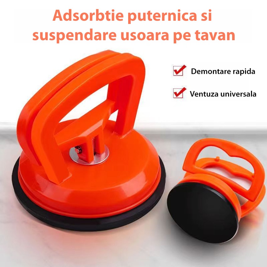 Ventuza pentru repararea loviturilor, Chucai, Plastic, Portocaliu - eMAG.ro