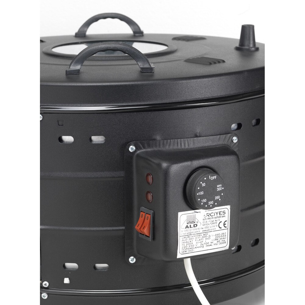 Cuptor rotund Zilan ZLN8917 Negru, putere 1200W, diametru 45 cm - eMAG.ro