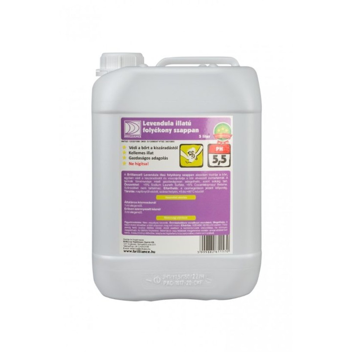 Течен сапун Brilliance с аромат на лавандула 5л - eMAG.bg