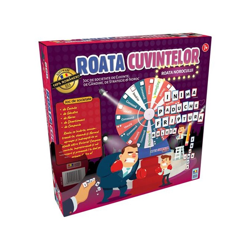 Joc societate Roata Cuvintelor, 154 piese, ATU-084496 - eMAG.ro