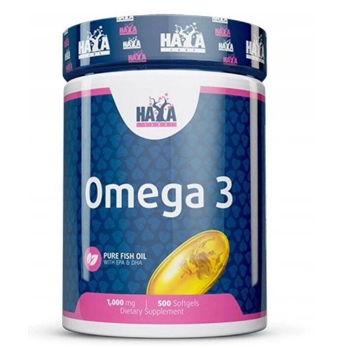 Suplimente OMEGA-3, HAYA LABS, 1000mg, 500 capsule - eMAG.ro