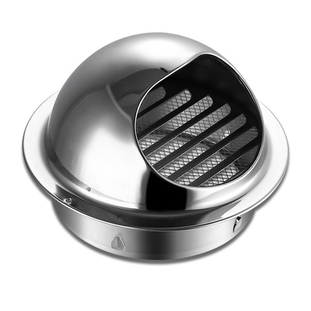 Grila aeriseire, Sunmostar, Inox, 75mm, Argintiu - eMAG.ro