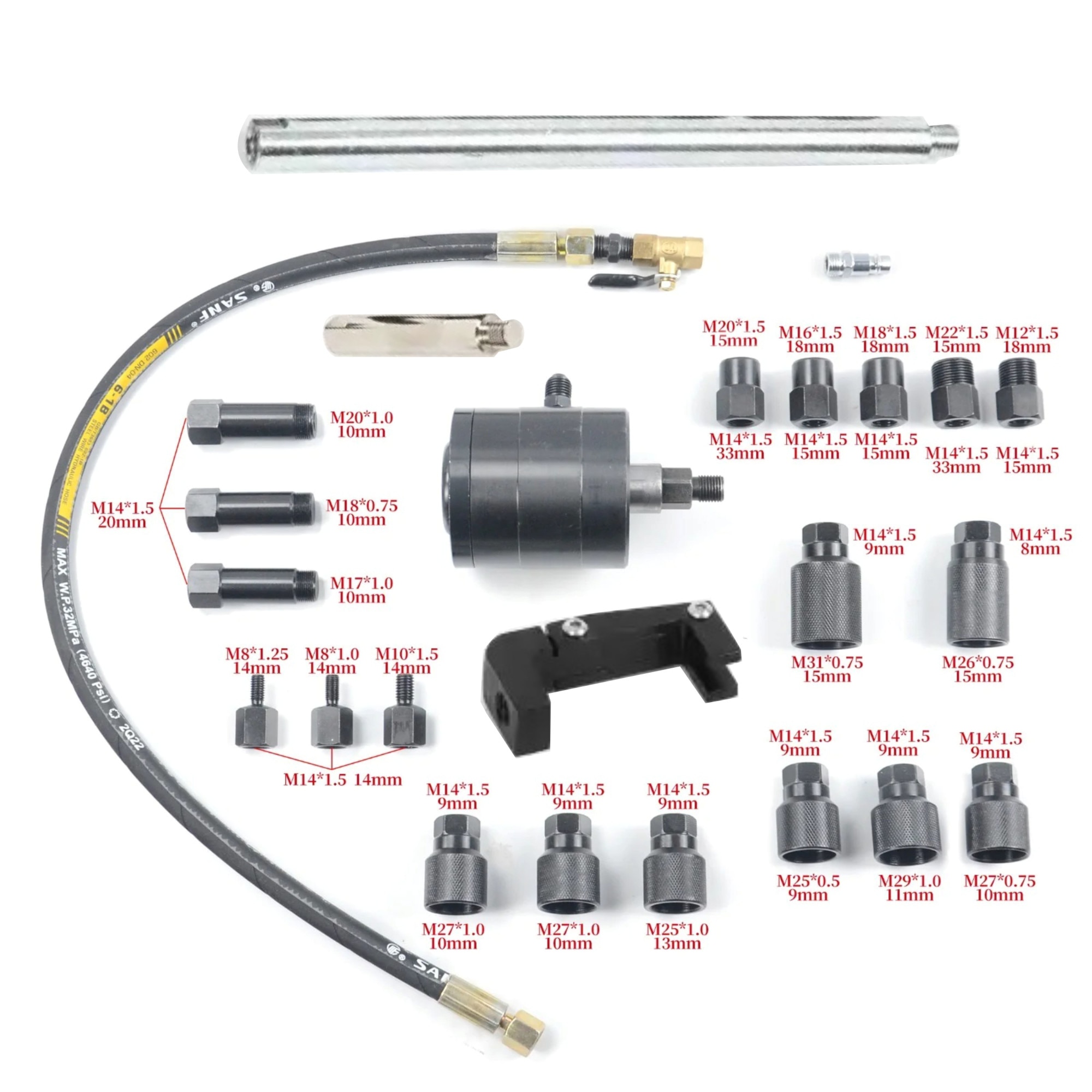 Extractor pneumatic pentru injectoare 21 piese SelTech - eMAG.ro