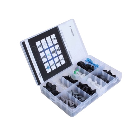Set cleme auto, clipsuri fixare plastice auto, 308 piesse, Asta - eMAG.ro