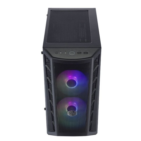 Кутия Cooler Master MasterBox MB311L ARGB с хъб, MATX, мрежест преден ...