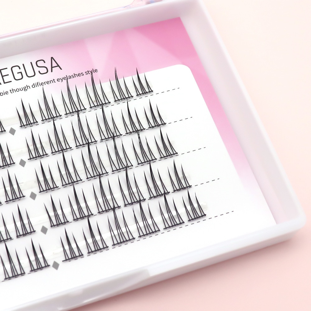 Set gene false, LXNZUHN, Fibra artificiala, 12.2x8x1.6 cm, Negru - eMAG.ro