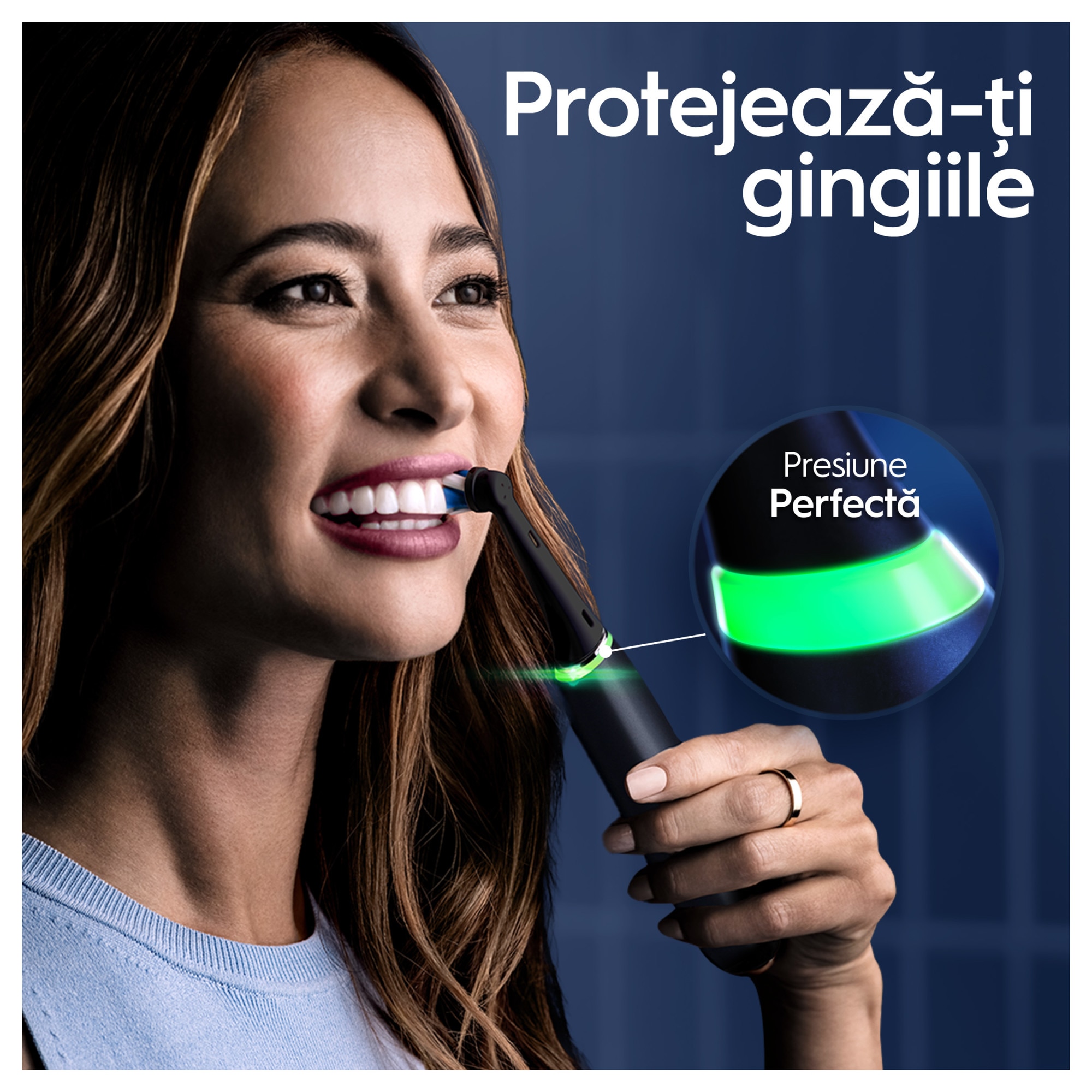 Ел. четка за зъби Oral-B iO9 с магнитна и микровибрационна технология, Изкуствен интелект, LED ...