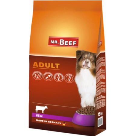Hrana uscata pentru caini MR. BEEF BASIC 15 kg - eMAG.ro