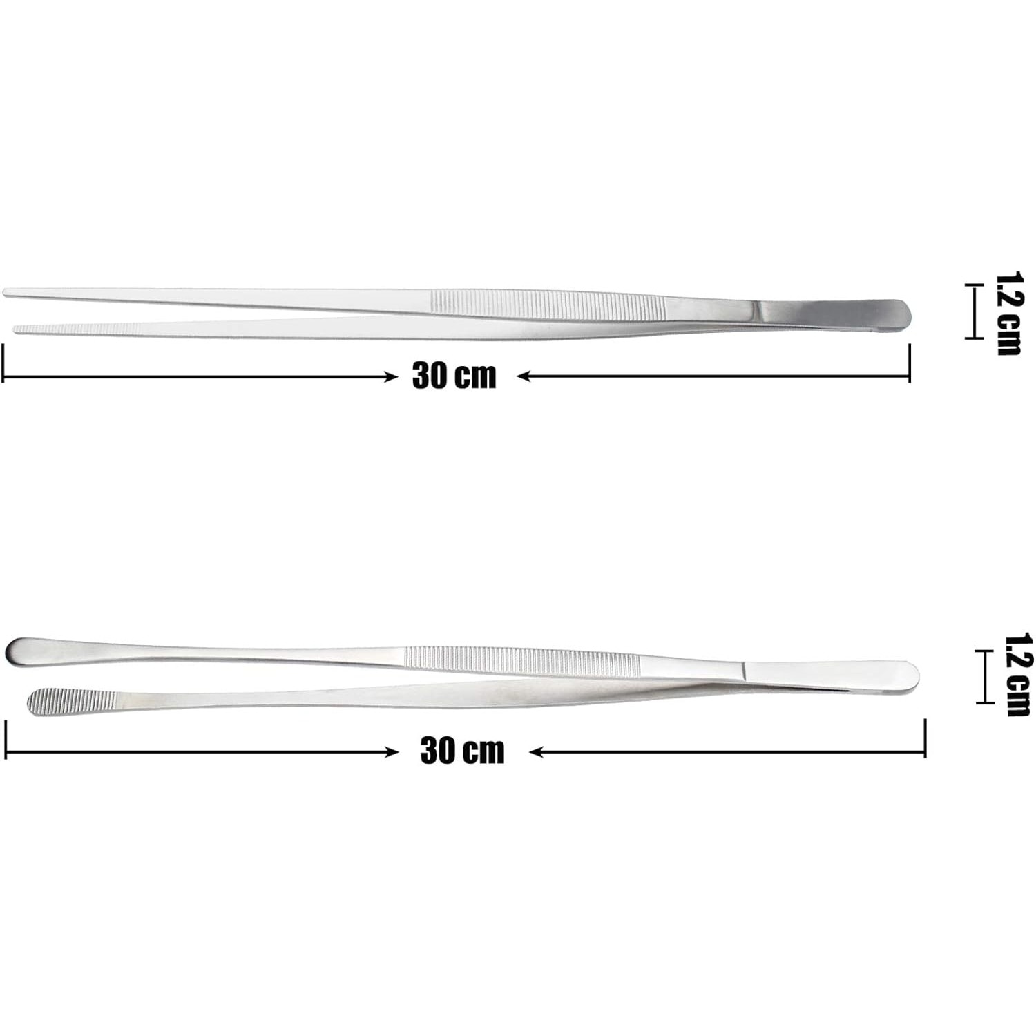 Set 2 pensete de bucatarie, Mmgoqqt, Inox, 30 x 1.2 cm, Argintiu - eMAG.ro