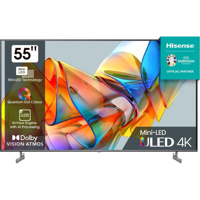 Televizor HISENSE Mini-LED ULED 55U6KQ, 139 cm, Smart, 4K Ultra HD ...