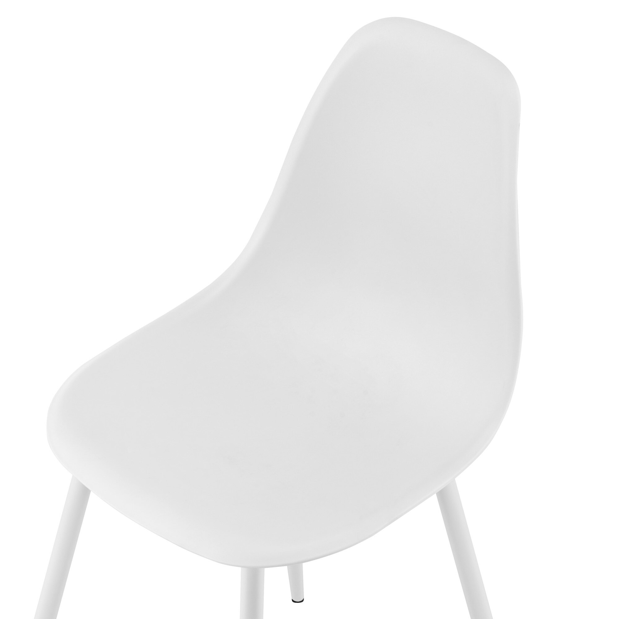 Set 4 scaune bucatarie living, horeca, cadru metal, sezut polipropilena ...