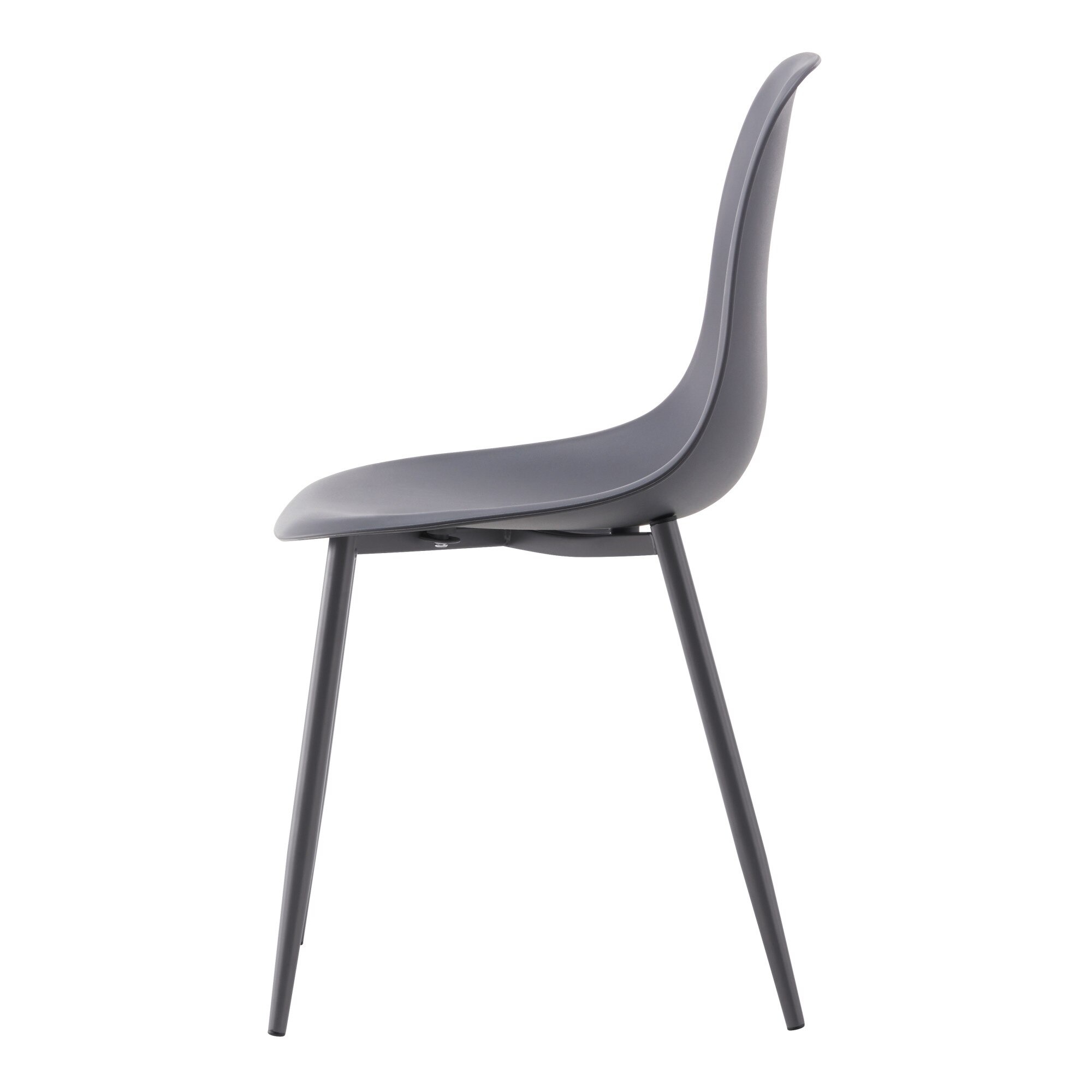 Set 4 scaune bucatarie living, horeca, cadru metal, sezut polipropilena ...