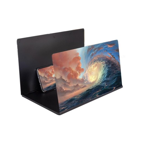 Ecran telefon Lupa, BOMSTOM, 12 inch, 26.1 x 16.3 cm, Negru - eMAG.ro