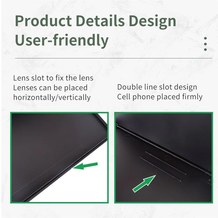 Ecran telefon Lupa, BOMSTOM, 12 inch, 26.1 x 16.3 cm, Negru - eMAG.ro