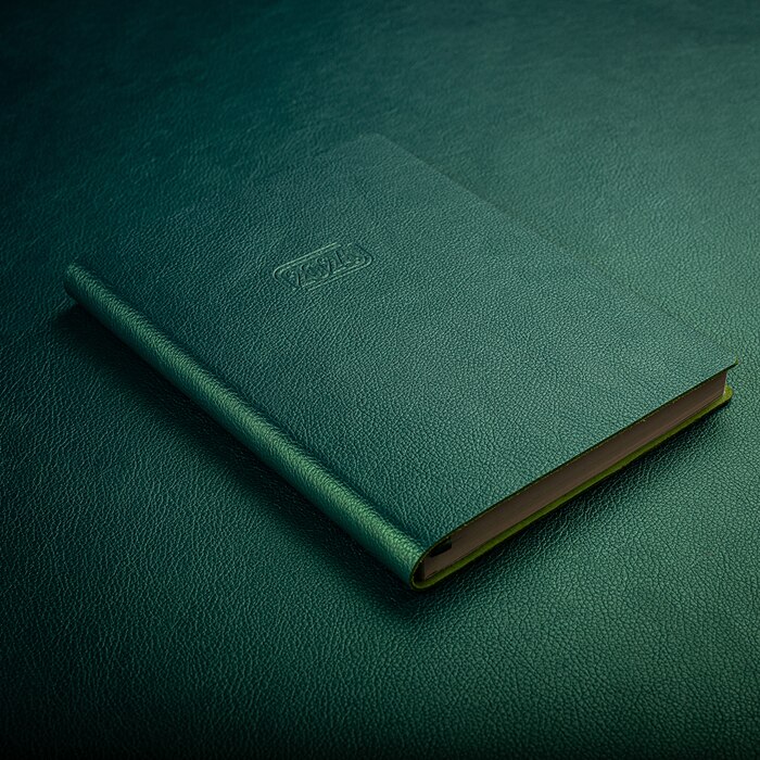 Agenda Matrix, piele naturala, Unika, verde perlat - eMAG.ro