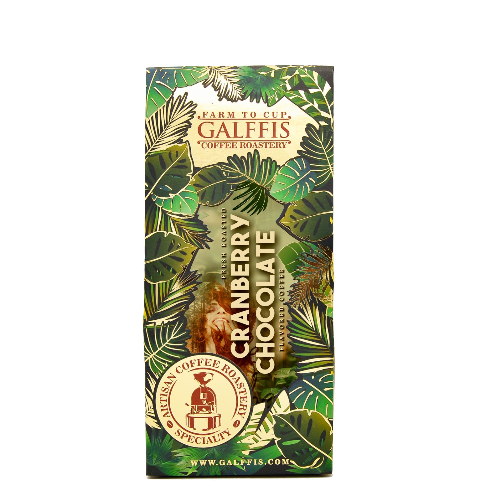 Cafea GALFFIS boabe aromatizata Cranberry Chocolate 250g - eMAG.ro