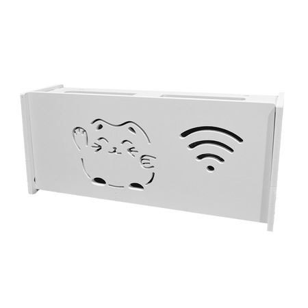 Raft suport Router Wireless, pentru mascare fire si echipament WIFI ...
