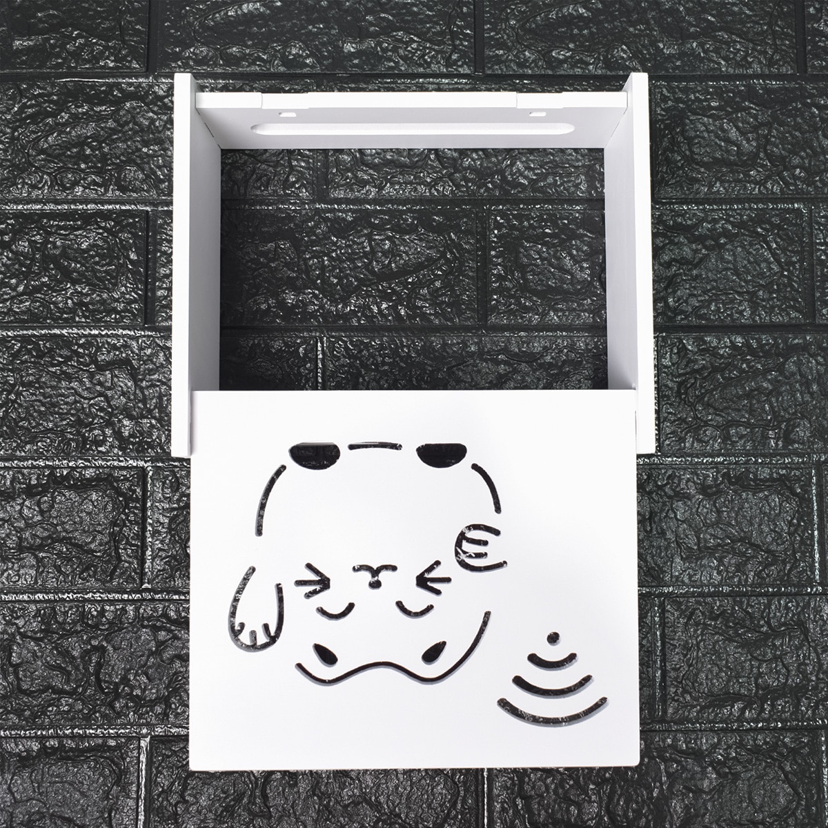 Raft suport Router Wireless, pentru mascare fire si echipament WIFI ...