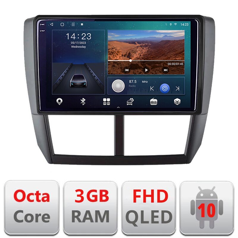 Специализирана навигация Subaru Forester 2007-2013 B-SU01 Android QLED ...