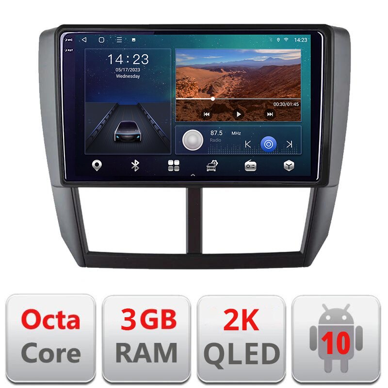 Специализирана навигация Subaru Forester 2007-2013 B-SU01 Android екран ...