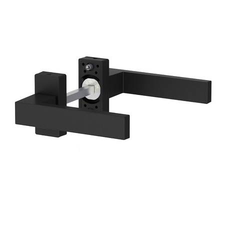 Kilincs, Dublin, alumínium asztalos, fekete - eMAG.hu