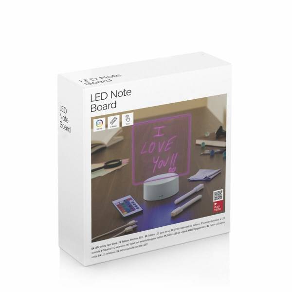 Panou luminos acrilic, cu LED-uri RGB in 16 culori, telecomanda si 2 ...