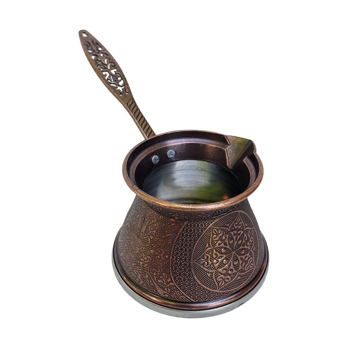 Ibric turcesc stil ottoman special pentru inductie, 350 ml, Ø11.5xH8 cm ...