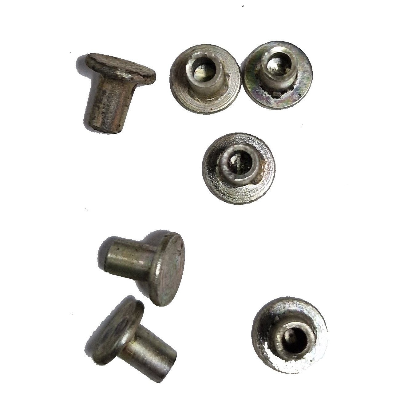 Set 100 buc nituri otel cap drept semigaurit 4 x 6 - eMAG.ro