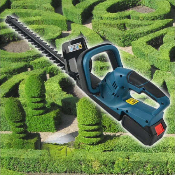 Акумулаторна ножица за жив плет Kiyoshi 6000 mAh с 2 батерии 48V и зарядно - eMAG.bg