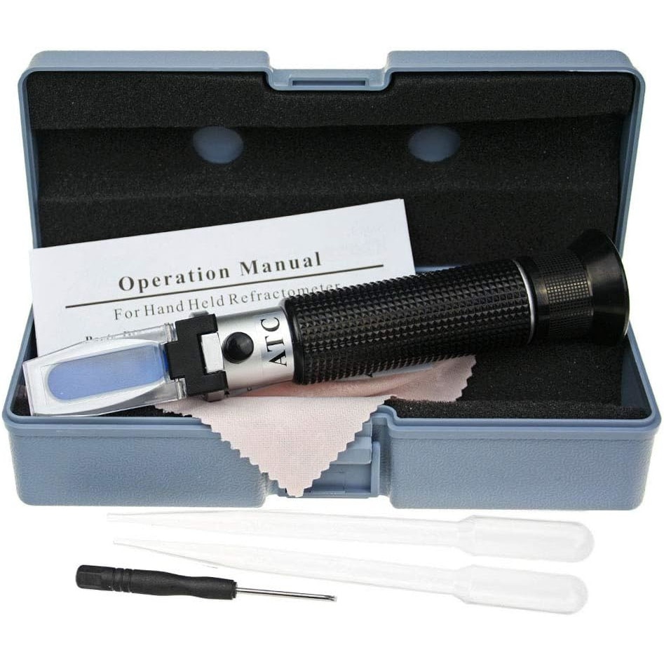 Refractometru profesional 2 in 1 Brix Tester de alcool, 0 ~ 40% Brix ...
