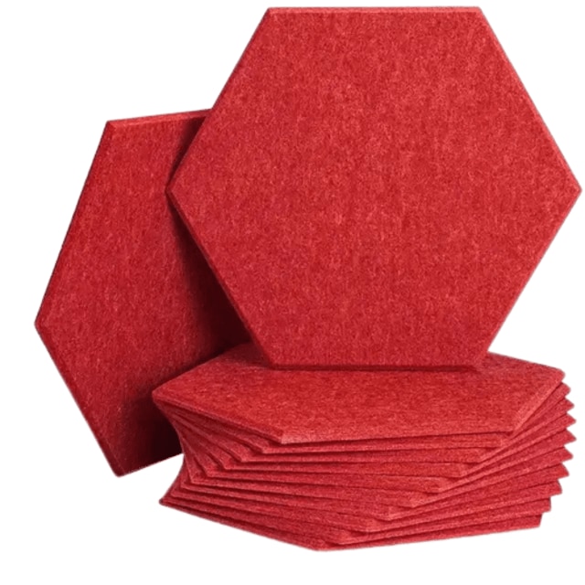 Panou antifonic culoare rosie 8 buc - eMAG.ro