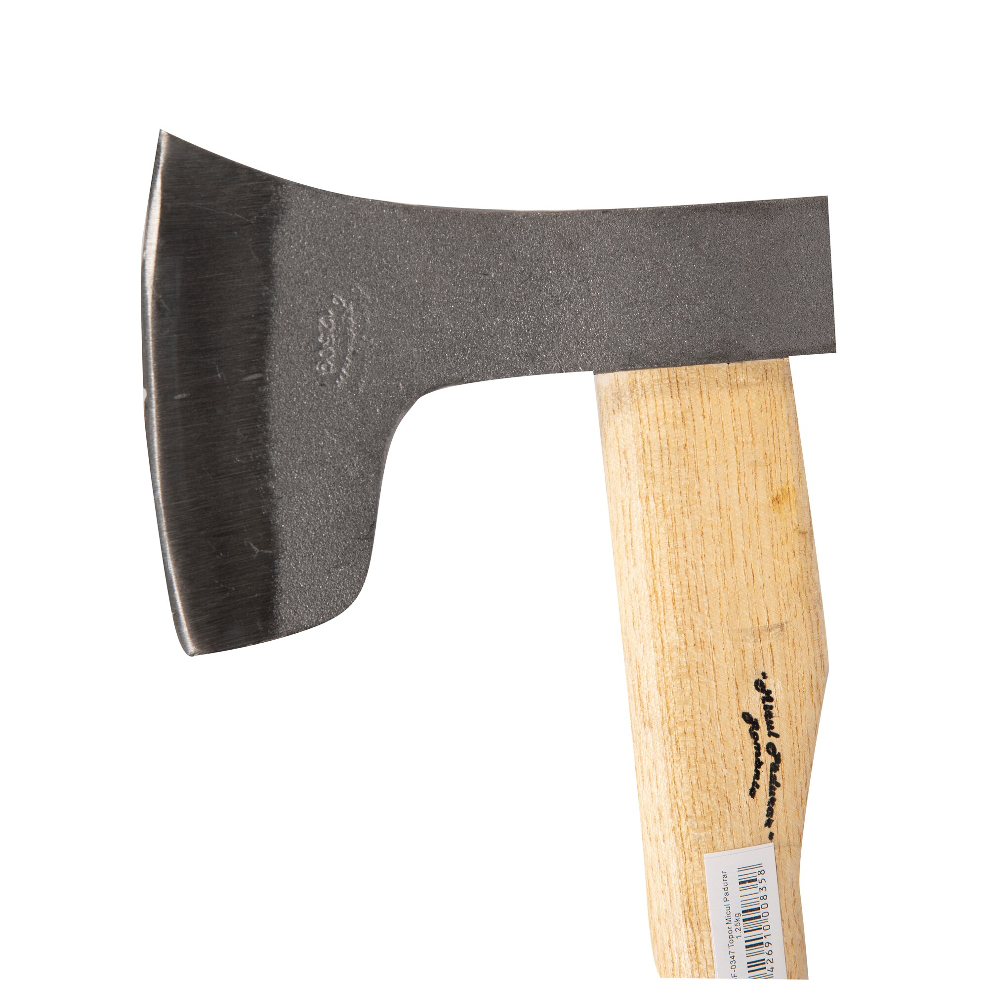 Topor otel forjat profesional Micul Padurar, coada din lemn 1.25kg ...