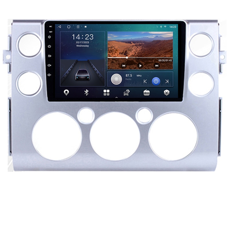 Dedikált navigáció Toyota FJ Cruiser 2006-2020 Android képernyő Qled 2K ...