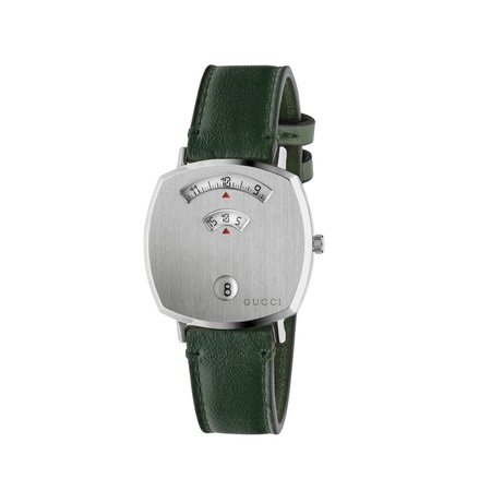 Ceas, Gucci, Otel/Piele naturala, Cuart, Verde - eMAG.ro