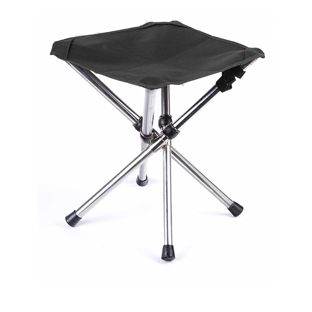 Scaun pliabil, Mmgoqqt, Textil/Aluminiu, Negru - eMAG.ro