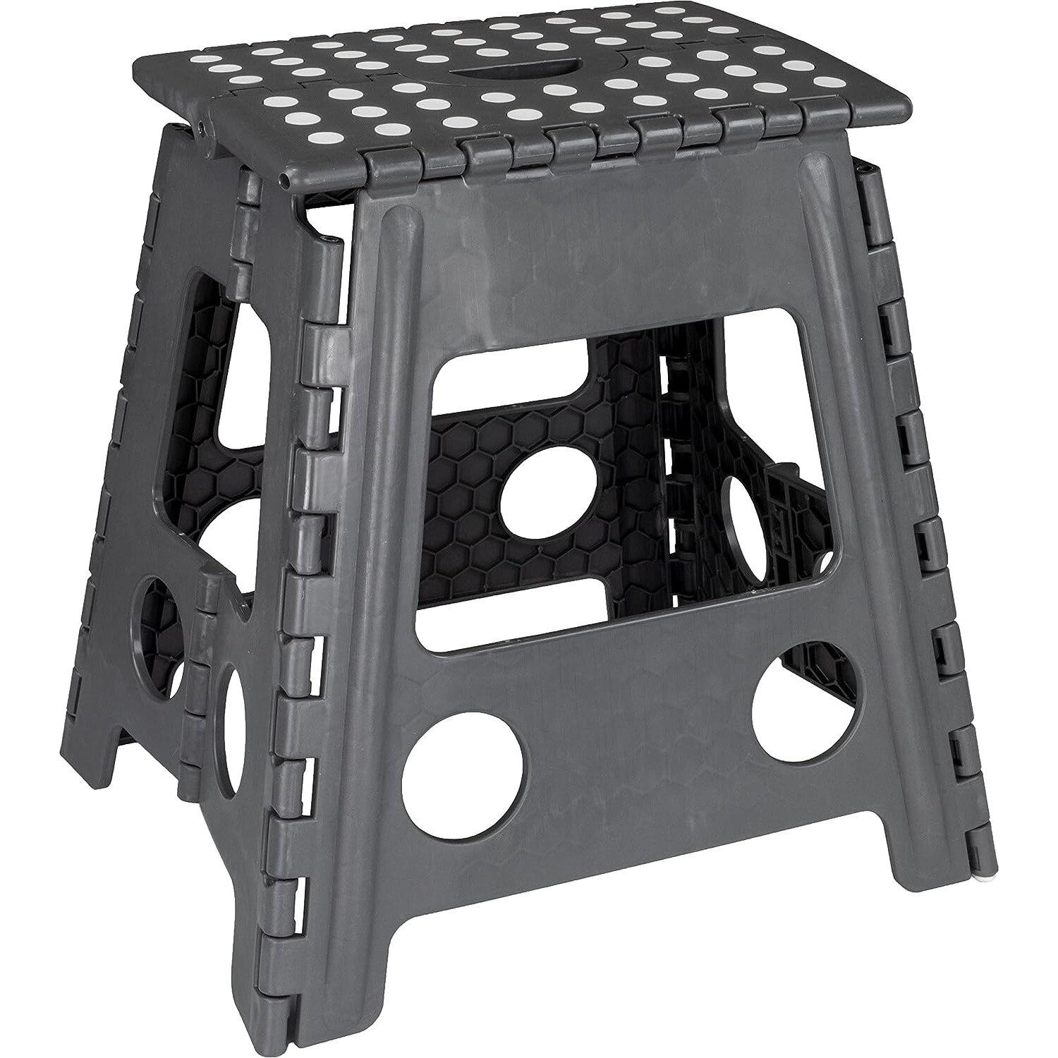 Scaun camping, Mgoqqt, Plastic/Aluminiu, Pliabil, Gri - eMAG.ro