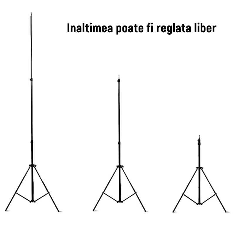 Trepied de podea, Vaxiuja, Otel, 2 Bucati, Reglabil, Usor de mutat ...