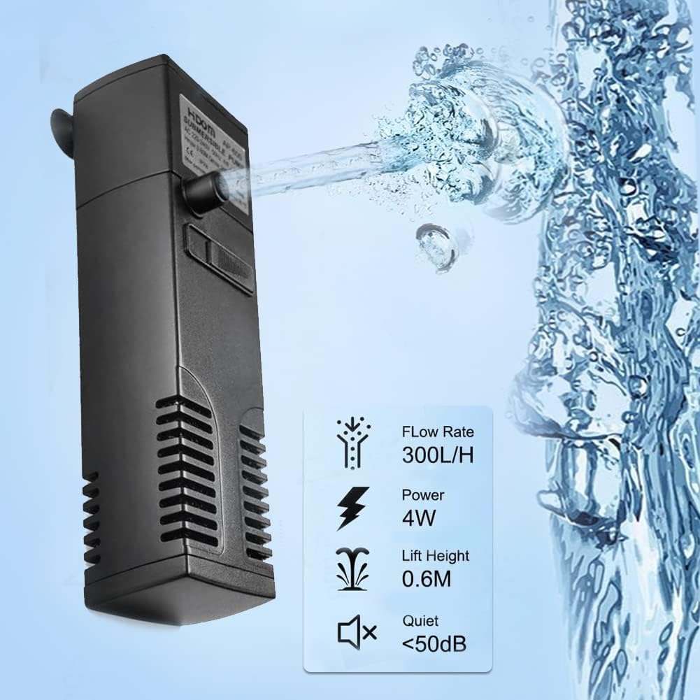 Filtru intern pentru acvariu, Cafuneplus®, destinat pentru curatarea si ...