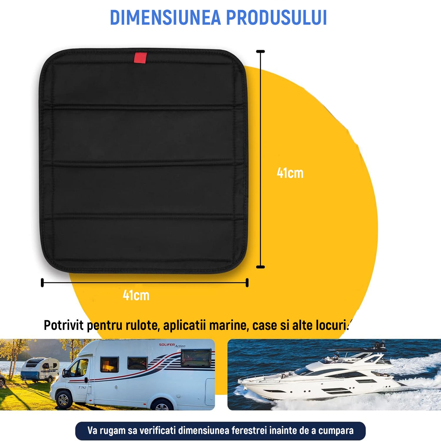 Parasolar trapa auto, Vaxiuja, Pliabil, Cu velcro, 41*41cm, Material ...