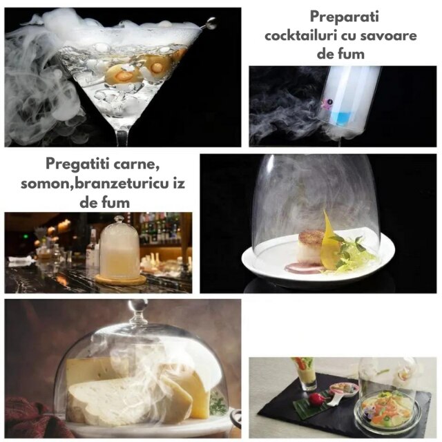Afumatoare Cu Fum La Rece INNOVURA®, Portabila Cu Aschii De Lemn Pentru ...